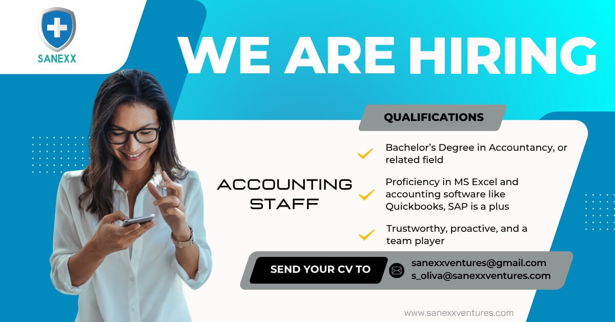 Accounting Staff Hiring Ads | Sanexx